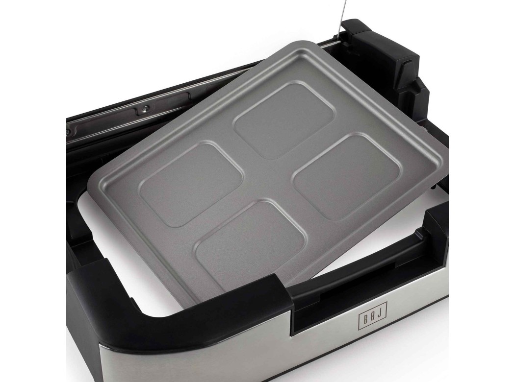 Plancha asar electrica con tapa bbc-1800 1800 w